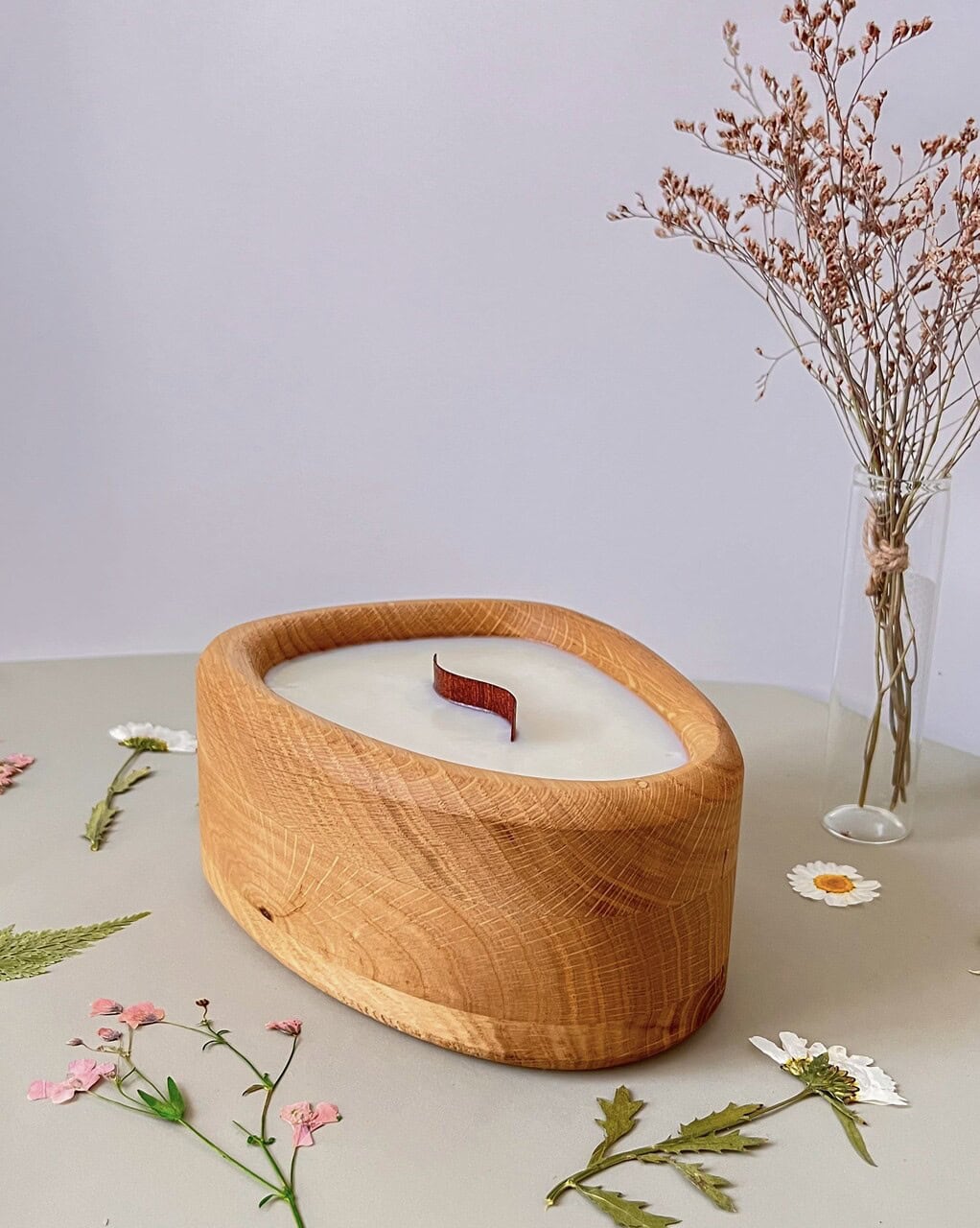 Świeca Sojowa 405 gramów w Formie Owal - Flow Form